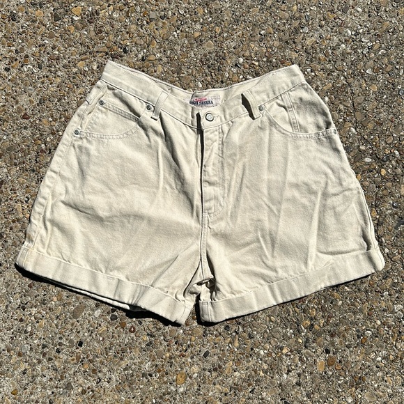 High Sierra | Shorts | Vintage 9s 2000s High Sierra Dungarees Cream ...